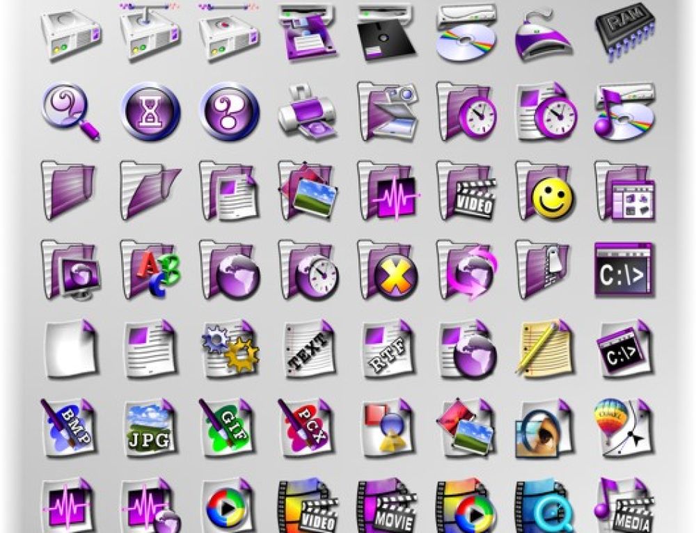 Mac OS Icons - SkinPack