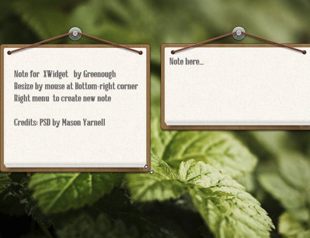 Taskbar for Xwidget - SkinPack