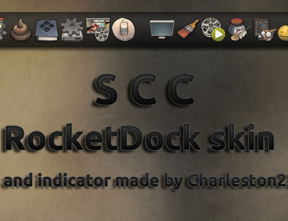 IVORY glass for RocketDock - SkinPack