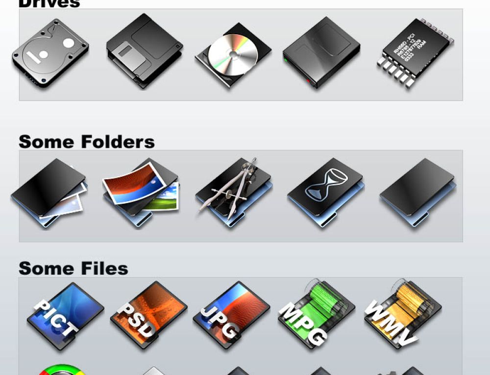 Mac OS Icons - SkinPack