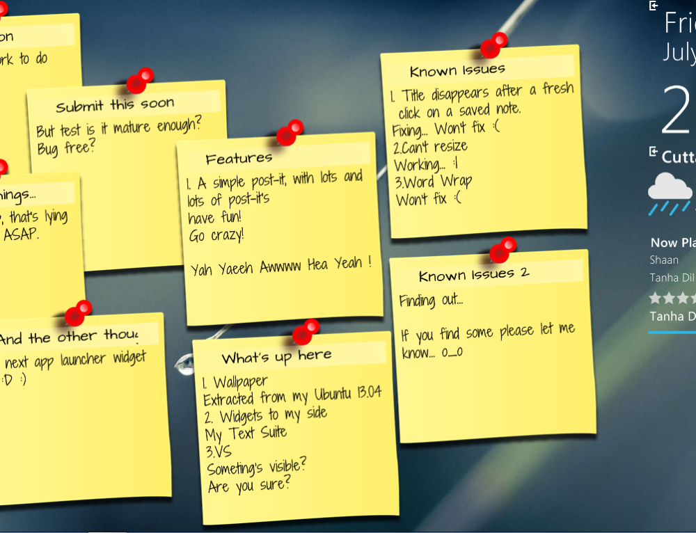 Taskbar for Xwidget - SkinPack
