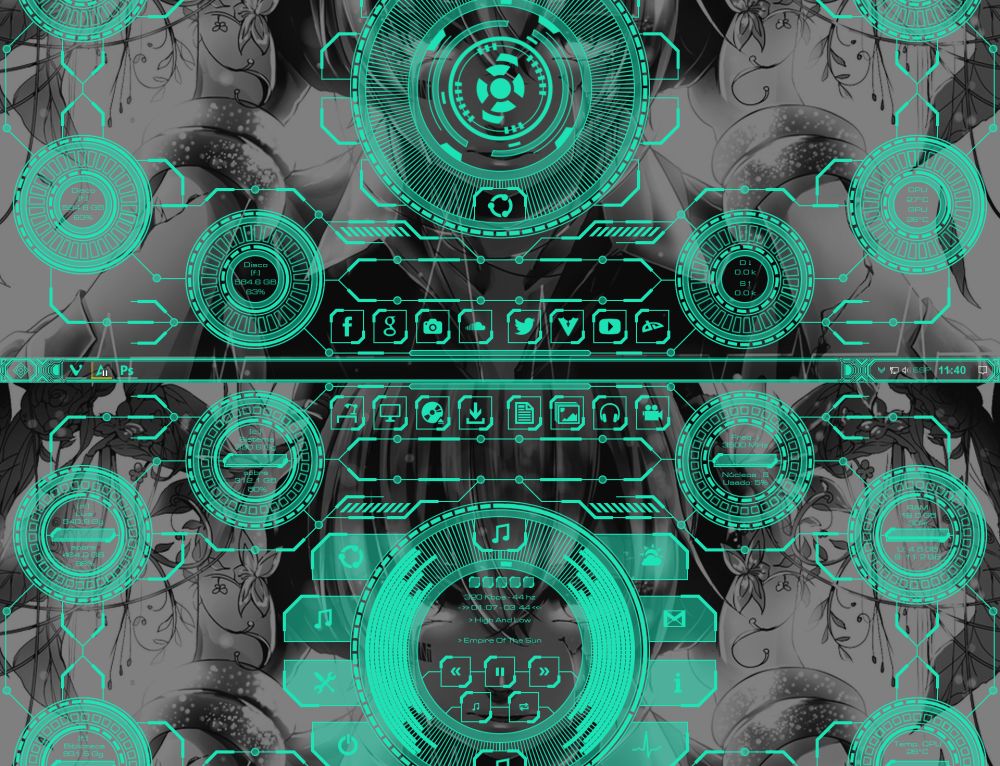 Ageo Rainmeter - Skin Pack
